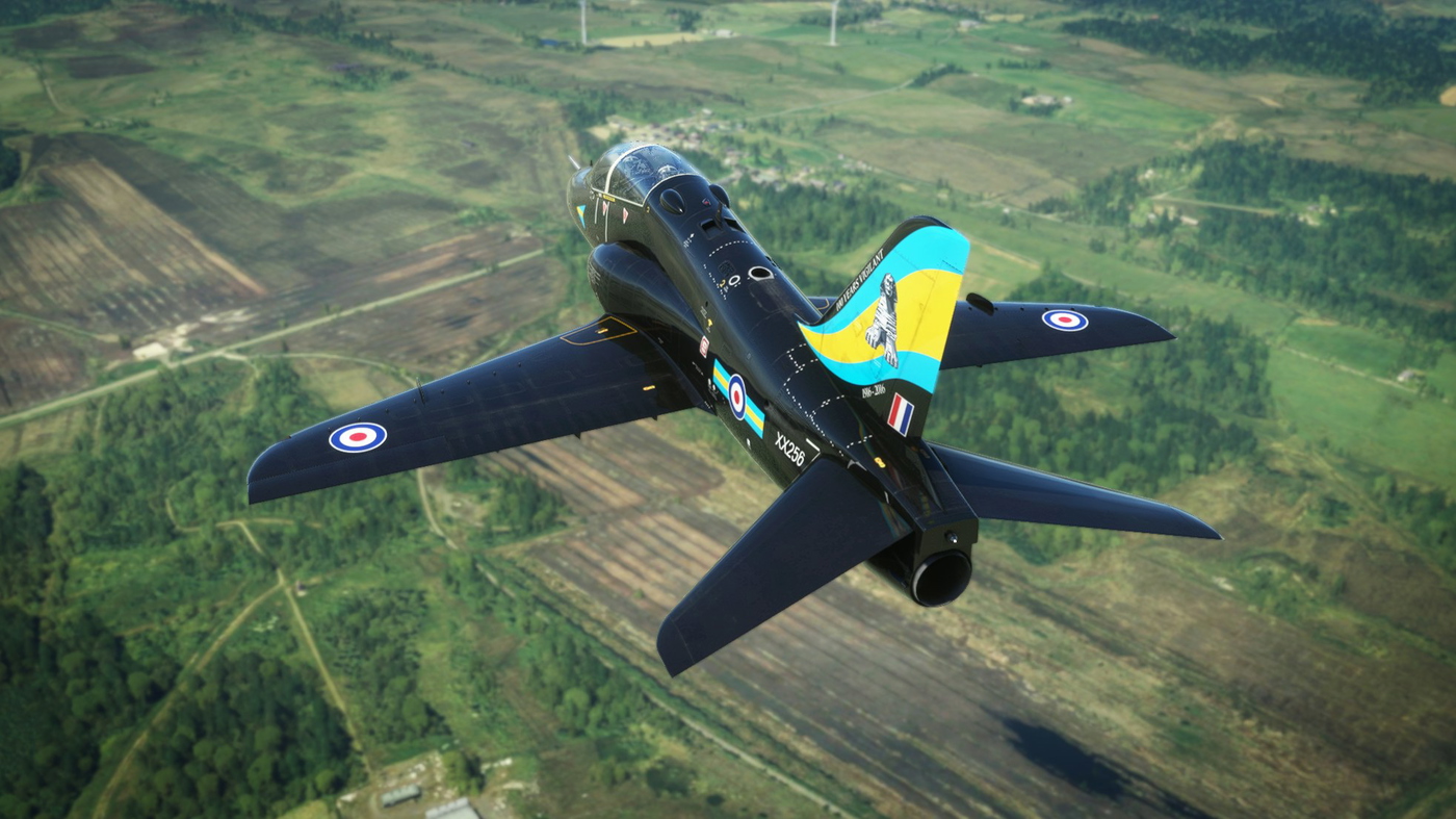 Just Flight Hawk T1 Royal Air Force RAF XX256 208 Squadron Centenary ...