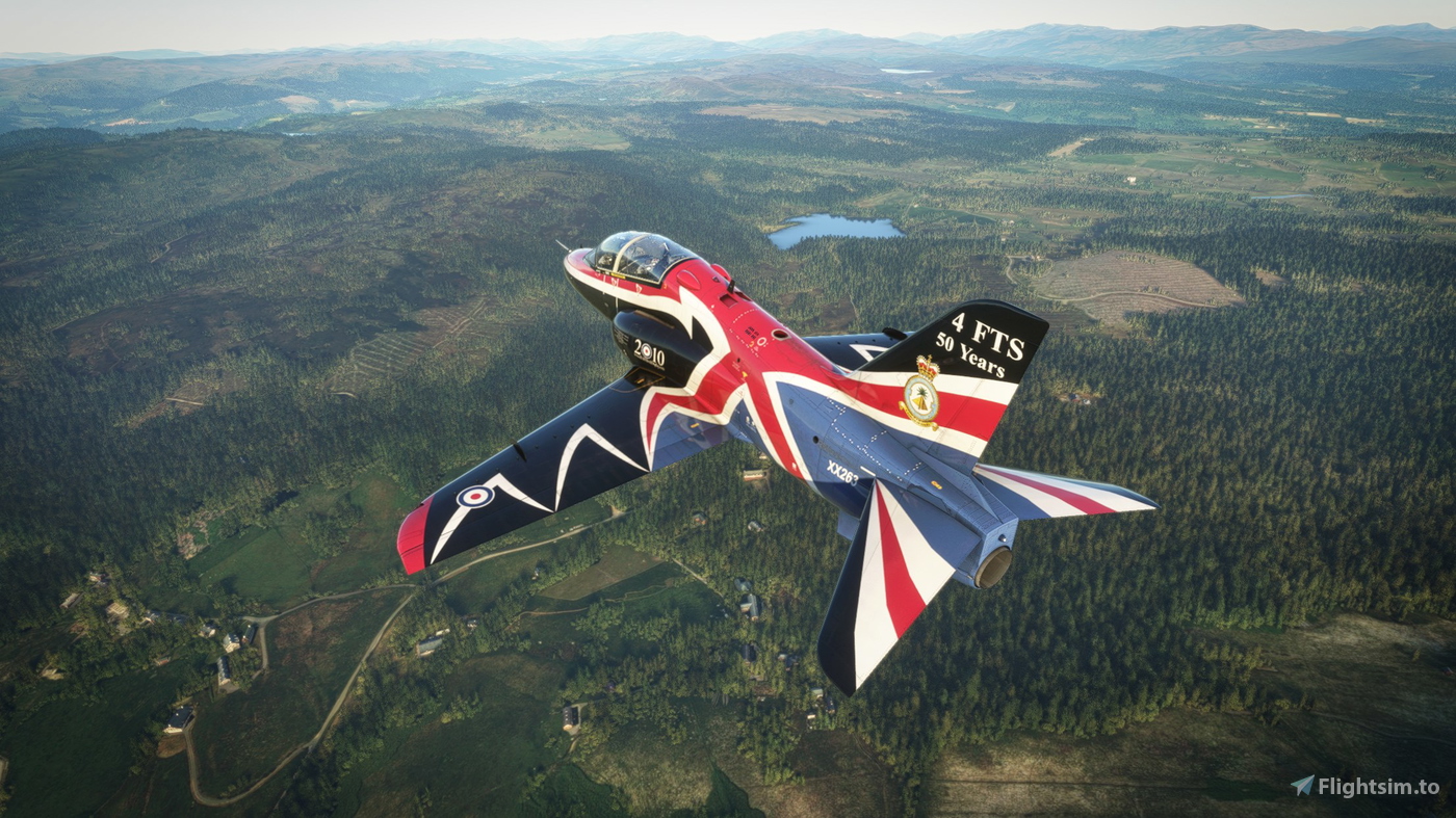 Just Flight Hawk T1 Royal Air Force RAF XX263 2010 Display Livery. for ...