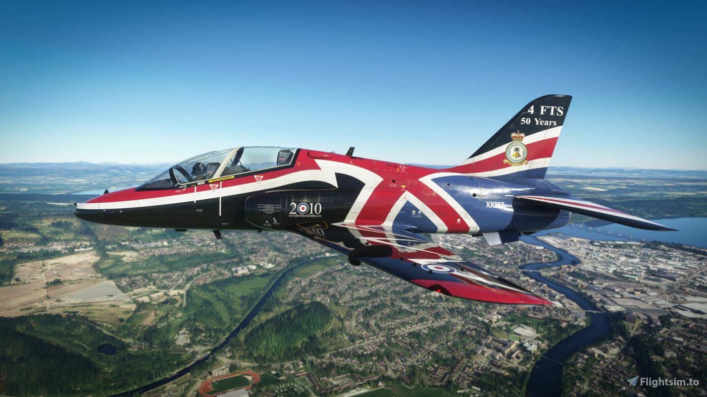 Just Flight Hawk T1 Royal Air Force RAF XX263 2010 Display Livery. for ...