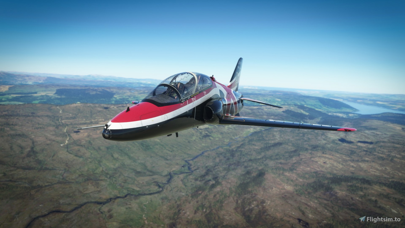 Just Flight Hawk T1 Royal Air Force RAF XX263 2010 Display Livery. for ...