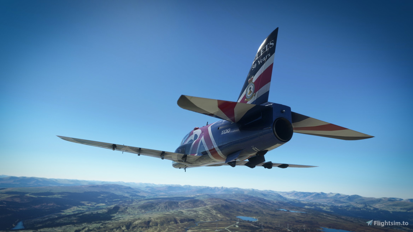 Just Flight Hawk T1 Royal Air Force RAF XX263 2010 Display Livery. for ...