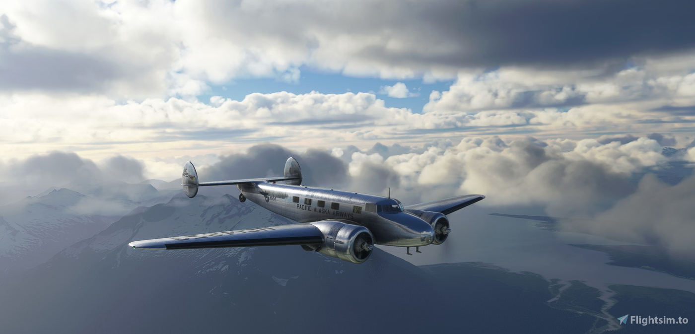 Lockheed L-10 Electra NC14259 Pacific Alaska Airways for Microsoft ...