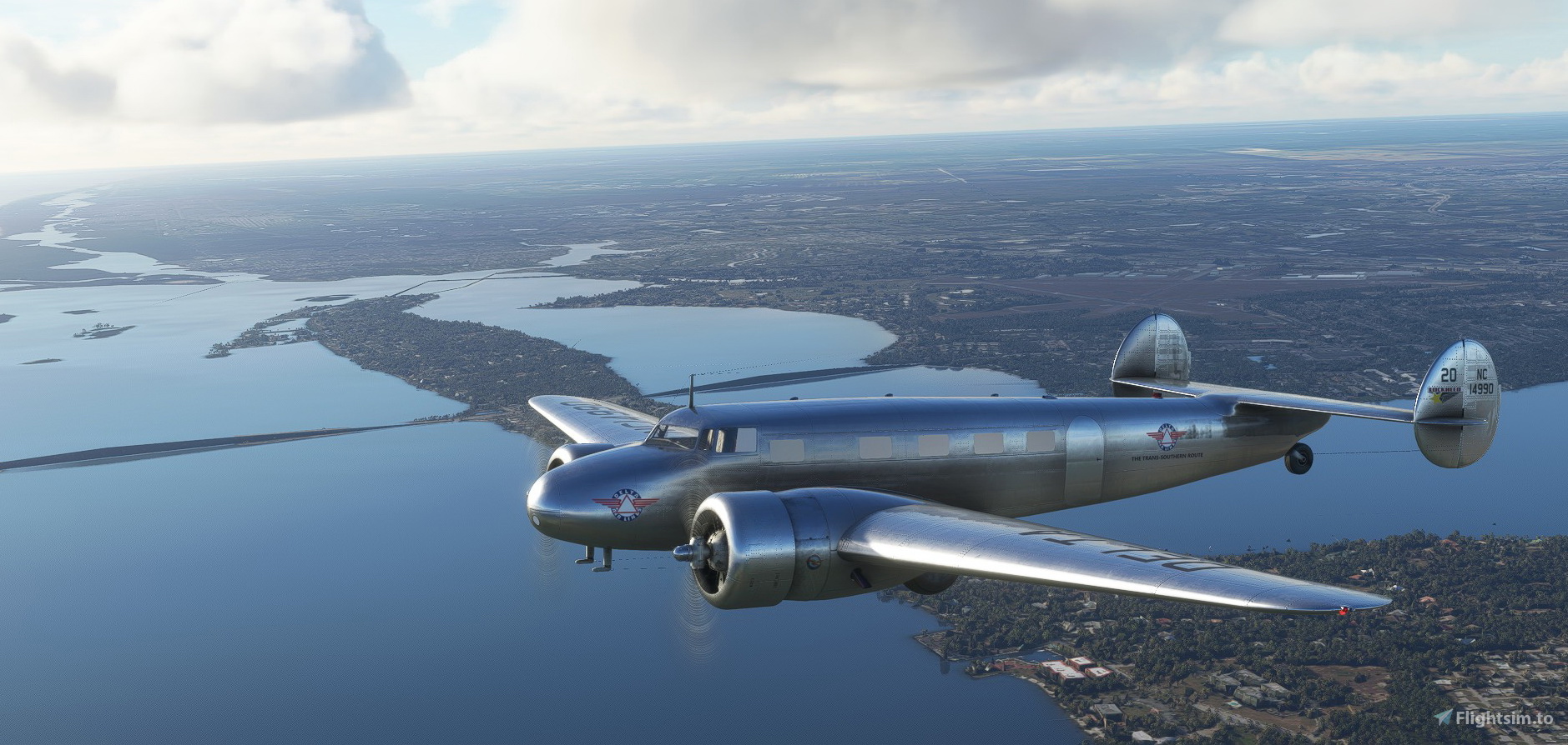 Lockheed L-10 Electra NC14990 Delta Airlines for Microsoft Flight ...