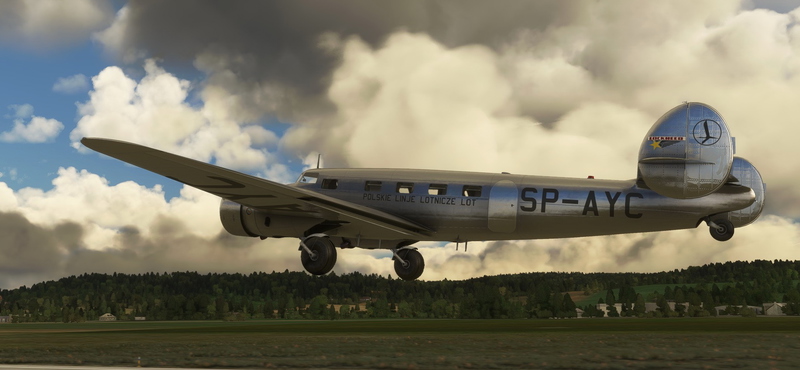 Lockheed L-10 Electra SP-AYC LOT for Microsoft Flight Simulator | MSFS