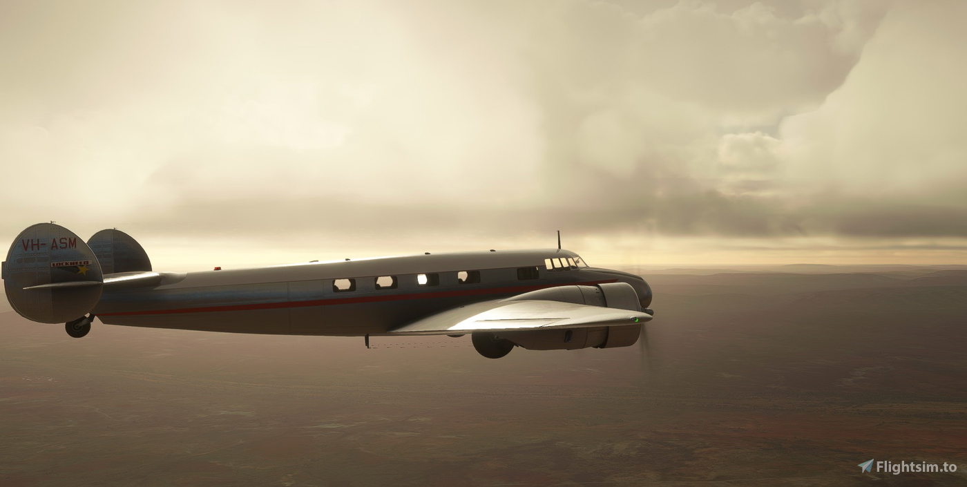 Lockheed L-10 Electra VH-ASM for Microsoft Flight Simulator | MSFS
