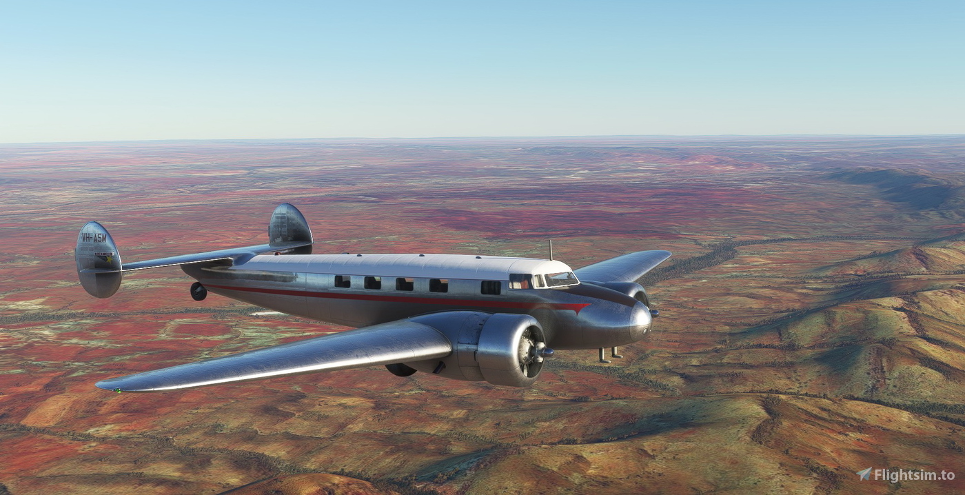 Lockheed L-10 Electra VH-ASM for Microsoft Flight Simulator | MSFS