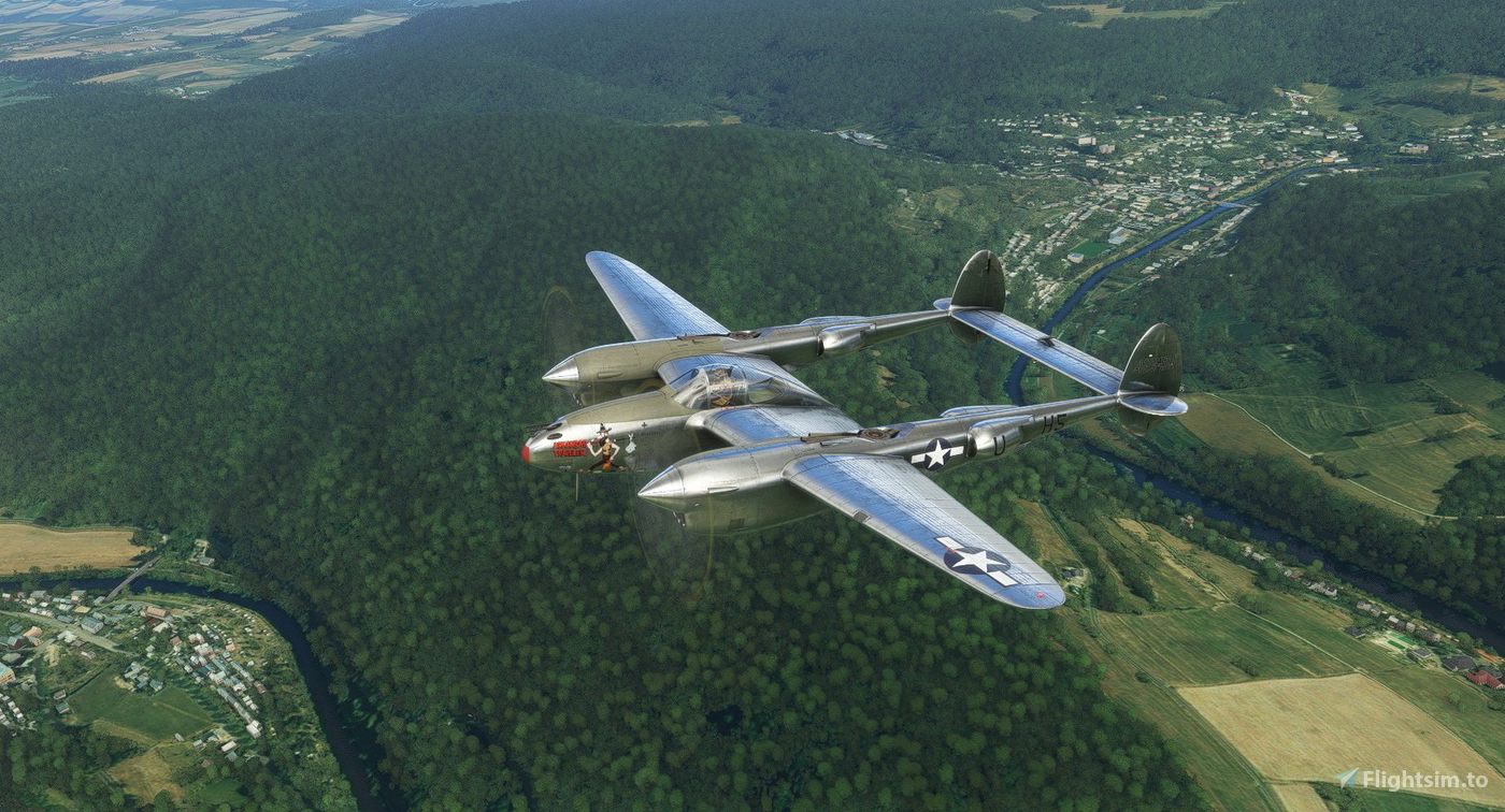 Lockheed P-38 "Arkansas Traveller" 367th FG/392nd FS for Microsoft ...