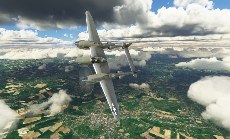 Lockheed P-38 "Snafuperman" for Microsoft Flight Simulator | MSFS