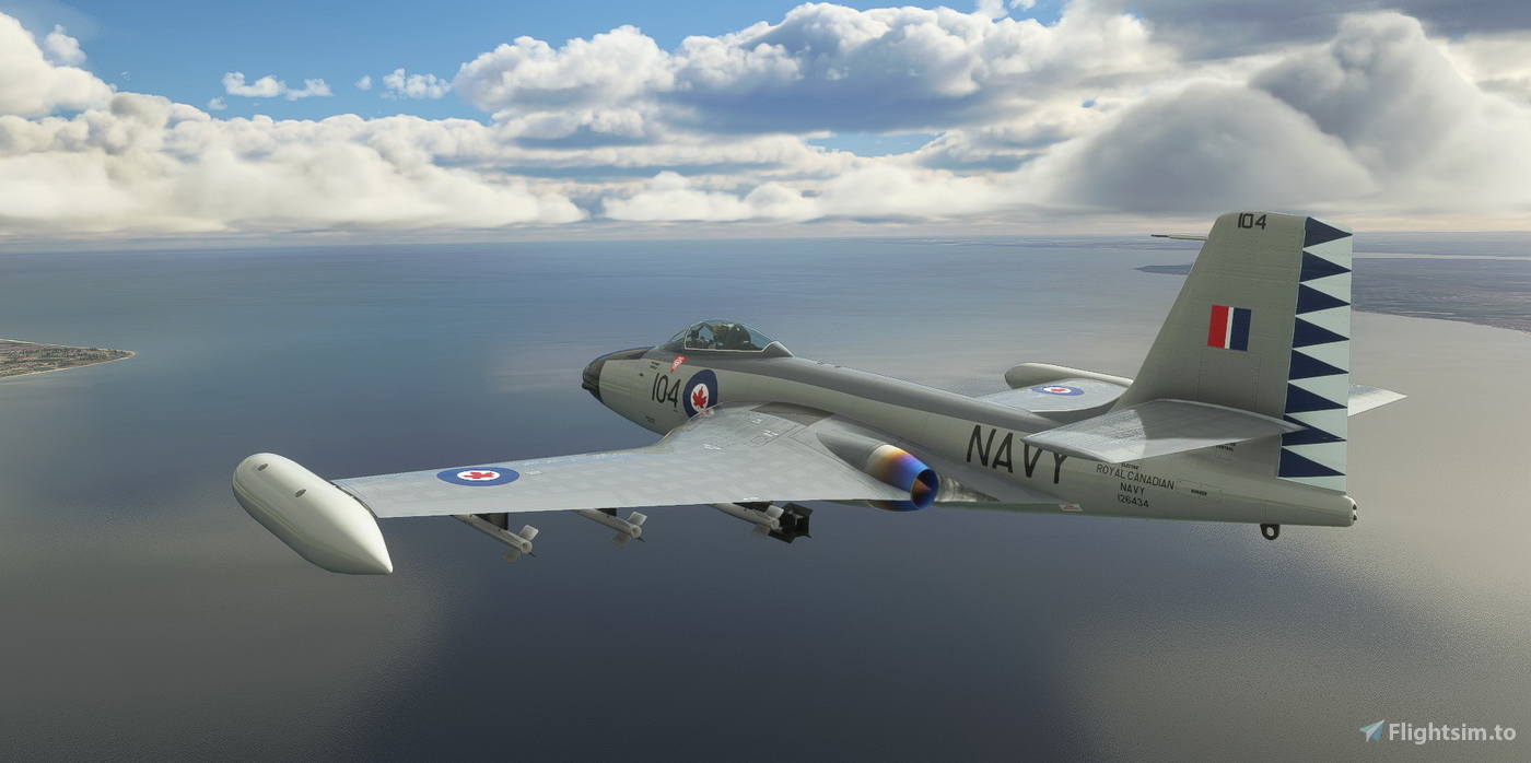 McDonnell F2H-2 Banshee Royal Canadian Navy pour Microsoft Flight ...