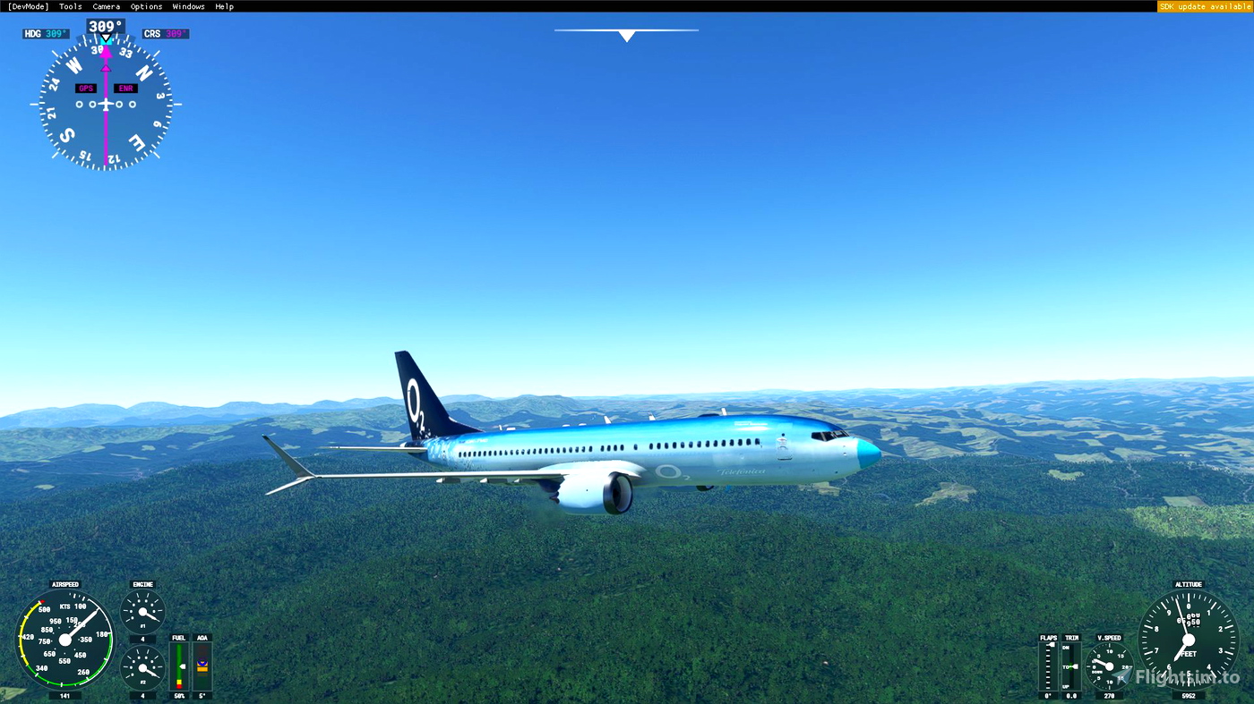 O2 - Telefonica » Microsoft Flight Simulator