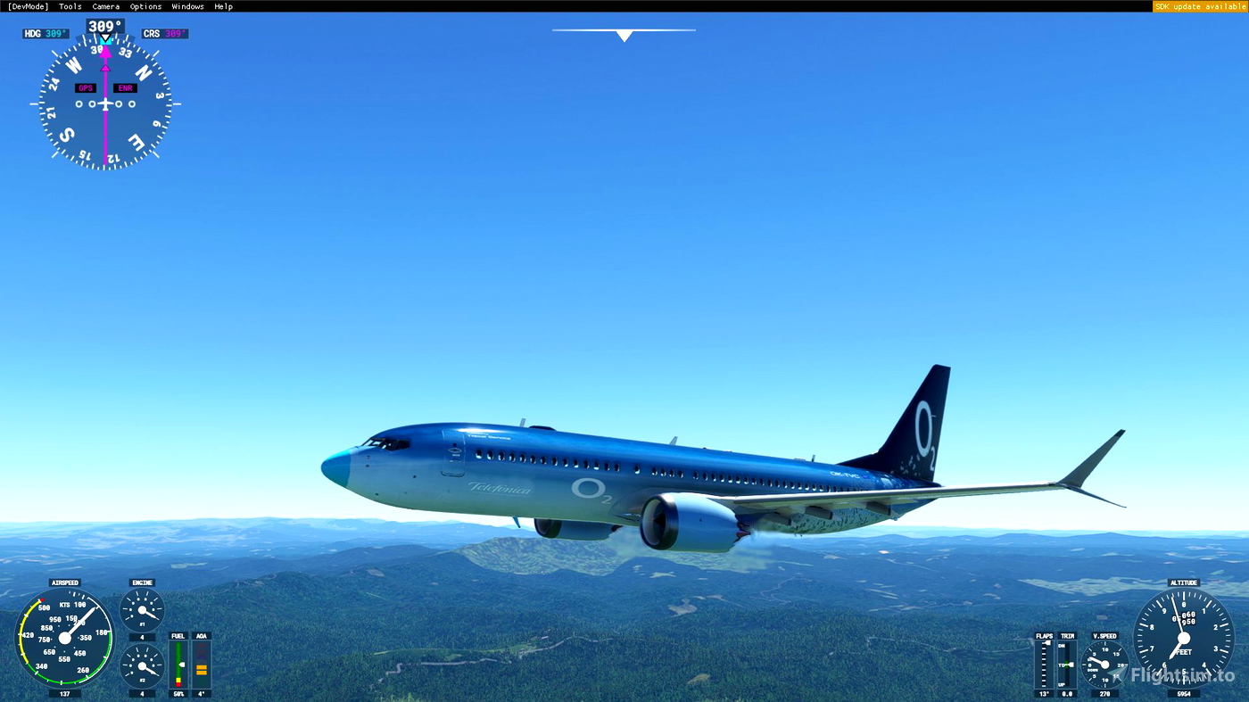 O2 - Telefonica » Microsoft Flight Simulator