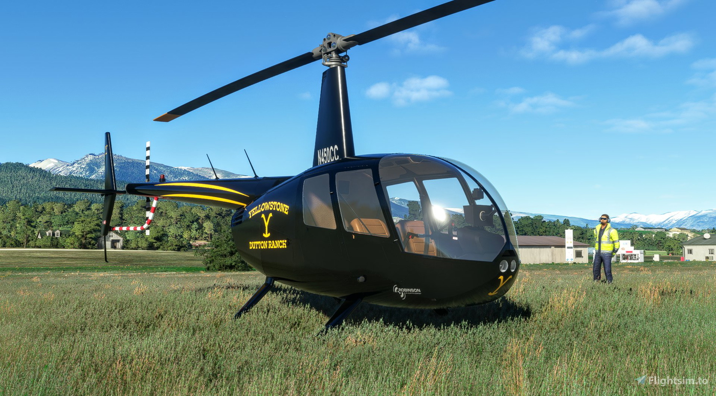 R44 Raven II - Yellowstone Dutton Ranch | N450CC for Microsoft Flight ...