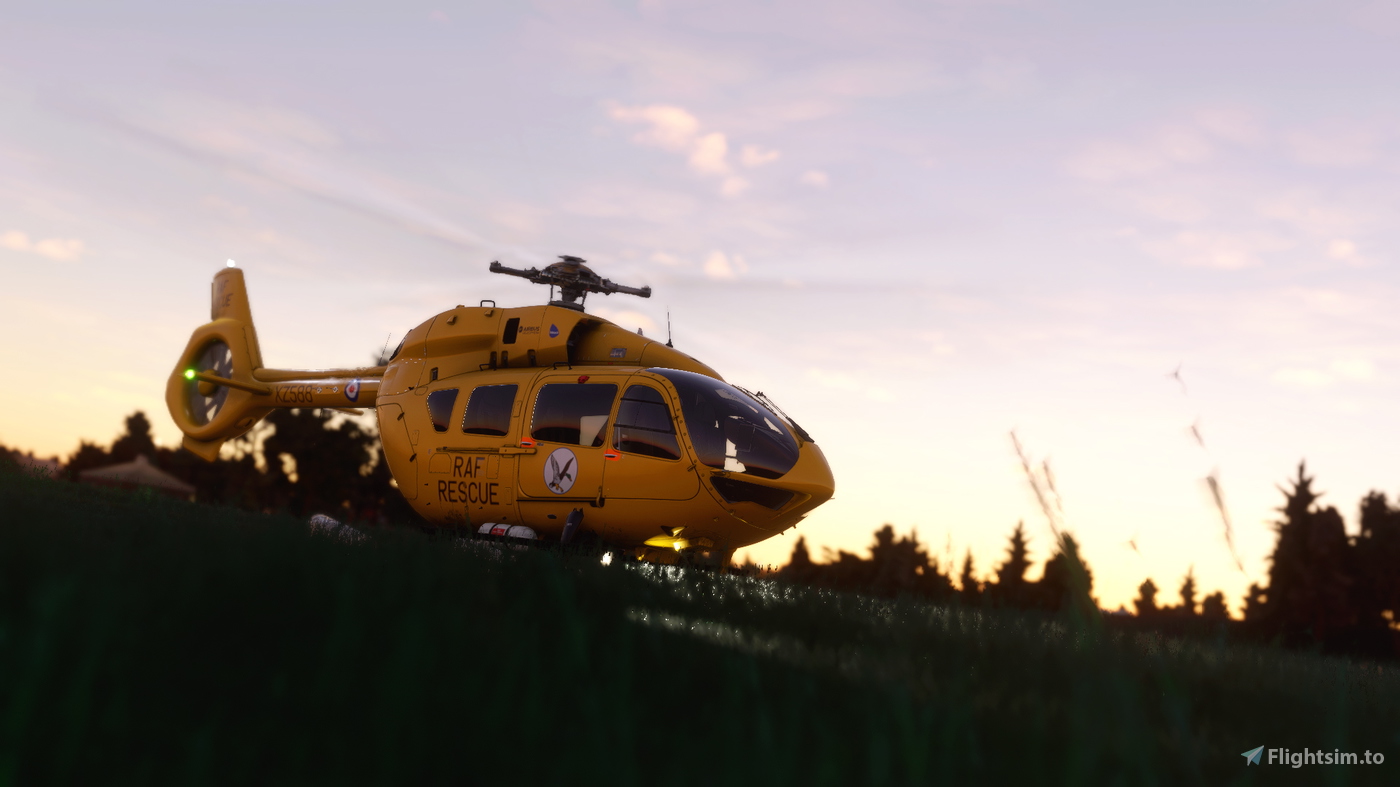 RAF Search and Rescue (Fictional, based on XZ588) | Airbus H145 | 8K ...