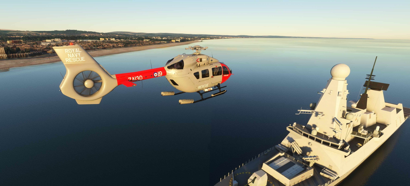 Royal Navy Search & Rescue (Fictional, based on ZA130) | Airbus H145 ...