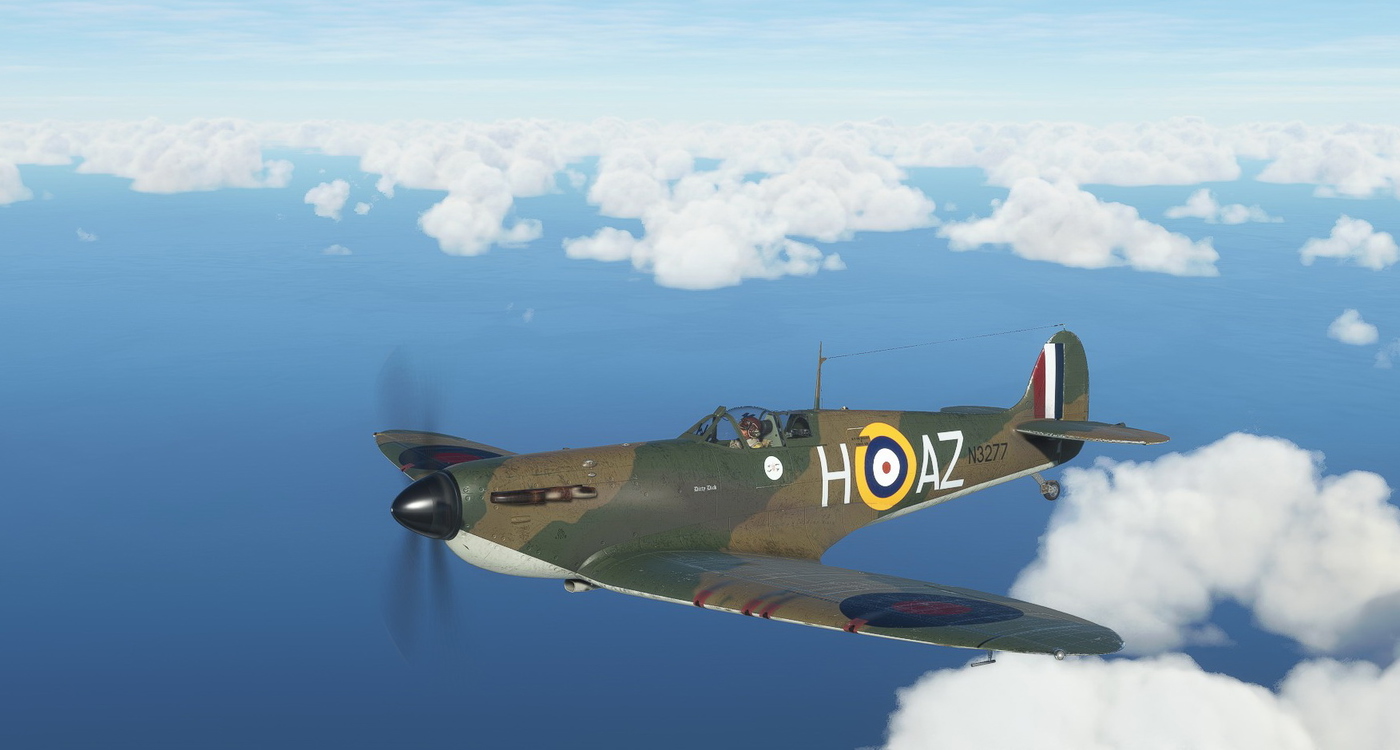 Spitfire Mk.1A 234 Squadron AZ-H para Microsoft Flight Simulator | MSFS