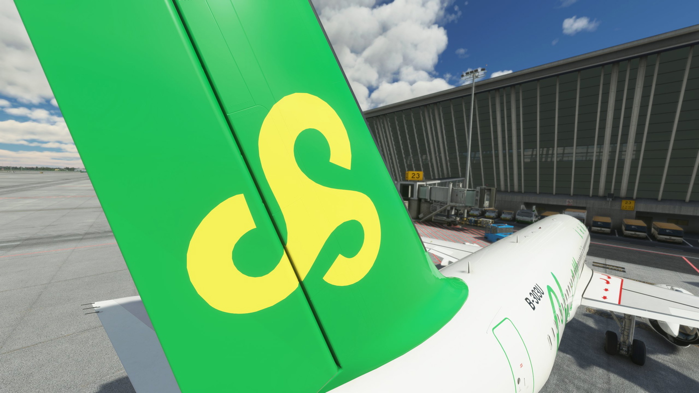 SPRING AIRLINES MESH LIVERY FOR ASOBO A320 NEO for Microsoft Flight ...