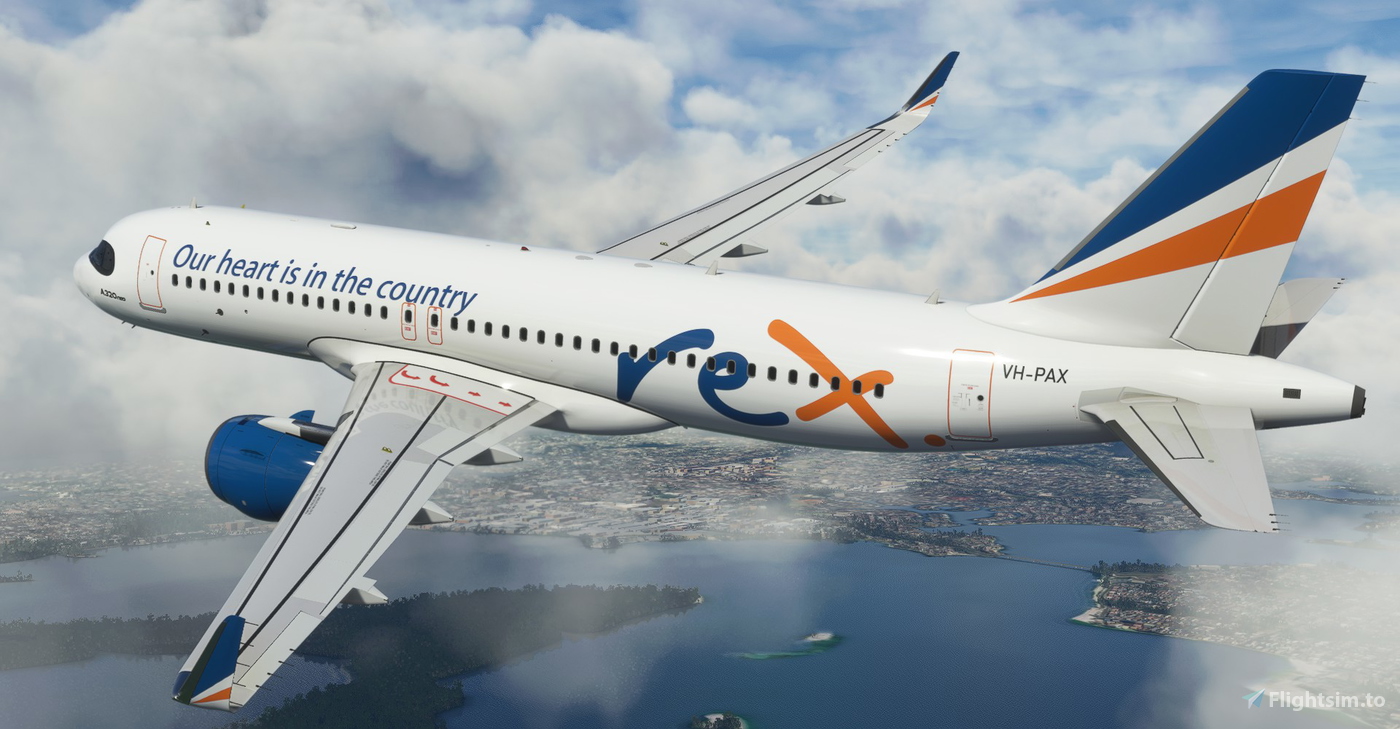 [A32NX] REX Airlines for Microsoft Flight Simulator | MSFS