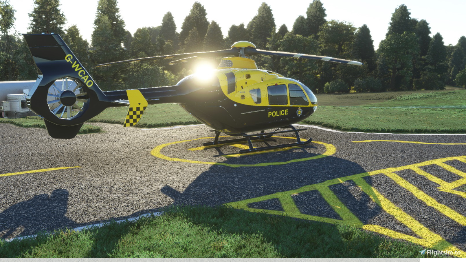 A650 Carr Gate NPAS Heliport, West Yorkshire, England , UK. (New ...