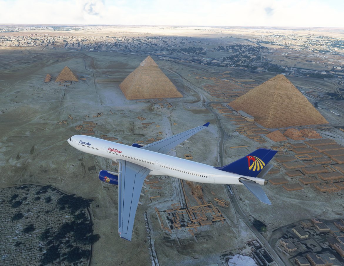 Airbus A330-300 Egypt Air Old Livery - MSFS Add-on - Flightsim.to