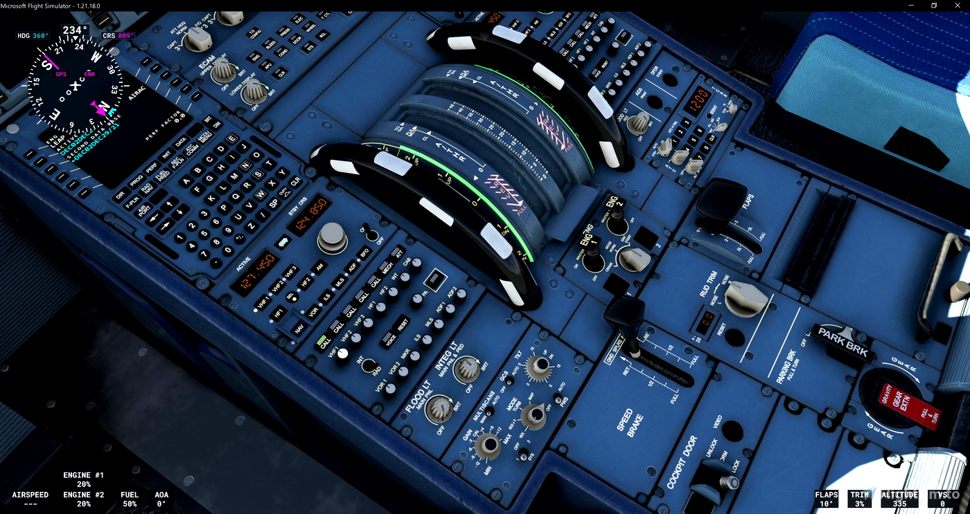 Asobo A320 Neo Fixed Cockpit Instrument Views für Microsoft Flight Simulator | MSFS