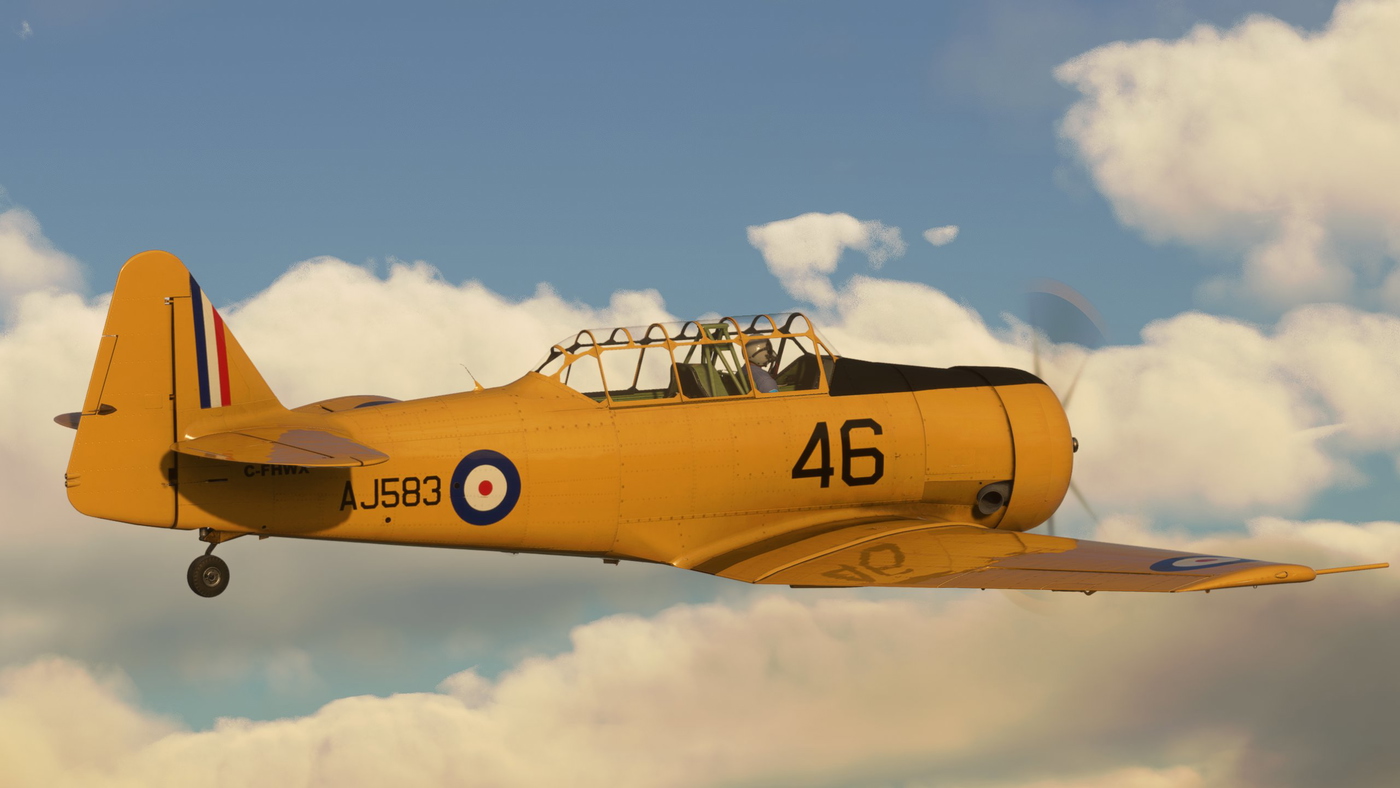 Asobo T-6 Texan C-FHWX 2010 for Microsoft Flight Simulator | MSFS