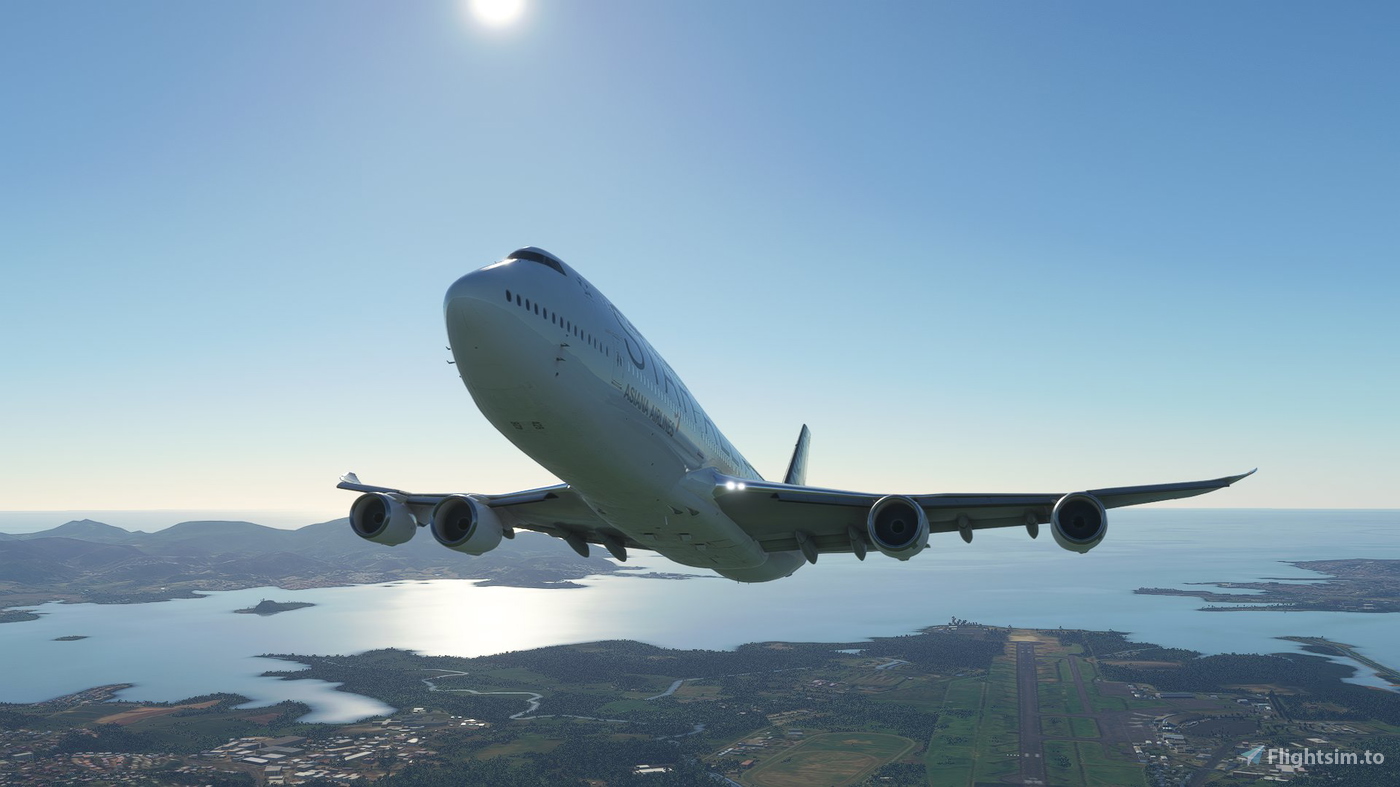 Better wing flex for 747-8 for Microsoft Flight Simulator | MSFS