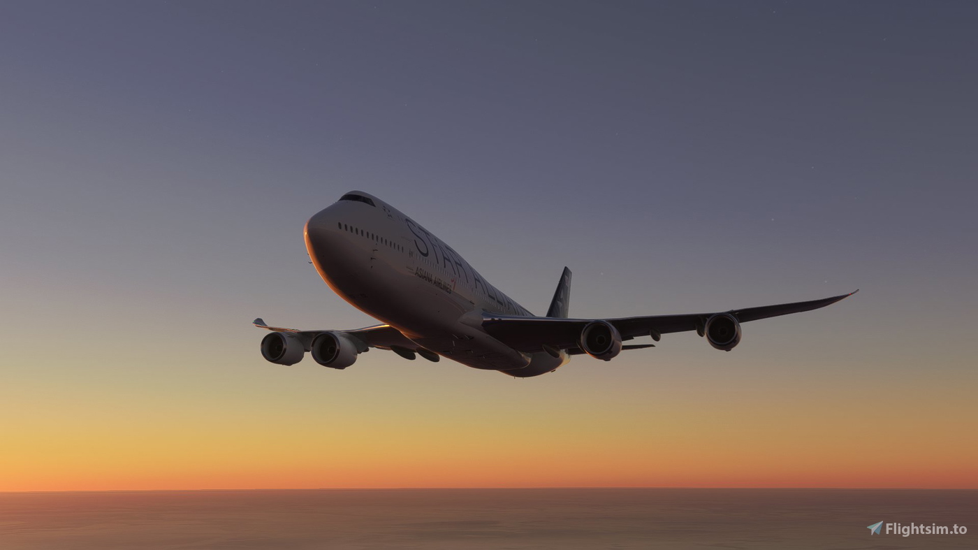 Better wing flex for 747-8 for Microsoft Flight Simulator | MSFS