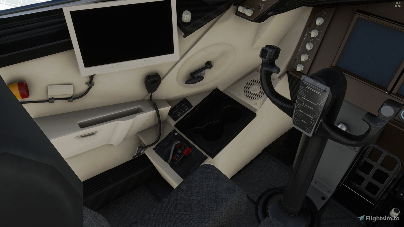 Boeing 747-8i_Brand New Carbon Cockpit for Microsoft Flight Simulator ...