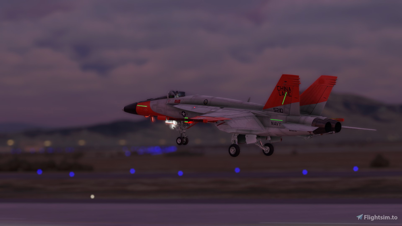 Boeing F/A-18E Super Hornet VX-31 China Lake "Dust Devils" for Microsoft Flight Simulator | MSFS