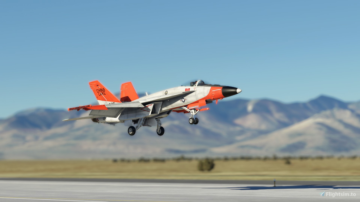 Boeing F/A-18E Super Hornet VX-31 China Lake "Dust Devils" for Microsoft Flight Simulator | MSFS