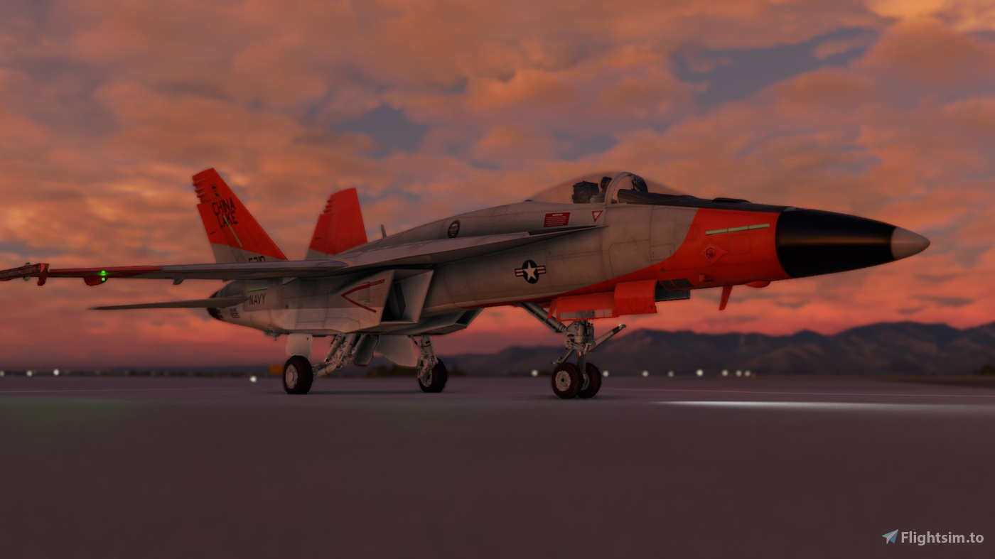 Boeing F/A-18E Super Hornet VX-31 China Lake "Dust Devils" for Microsoft Flight Simulator | MSFS