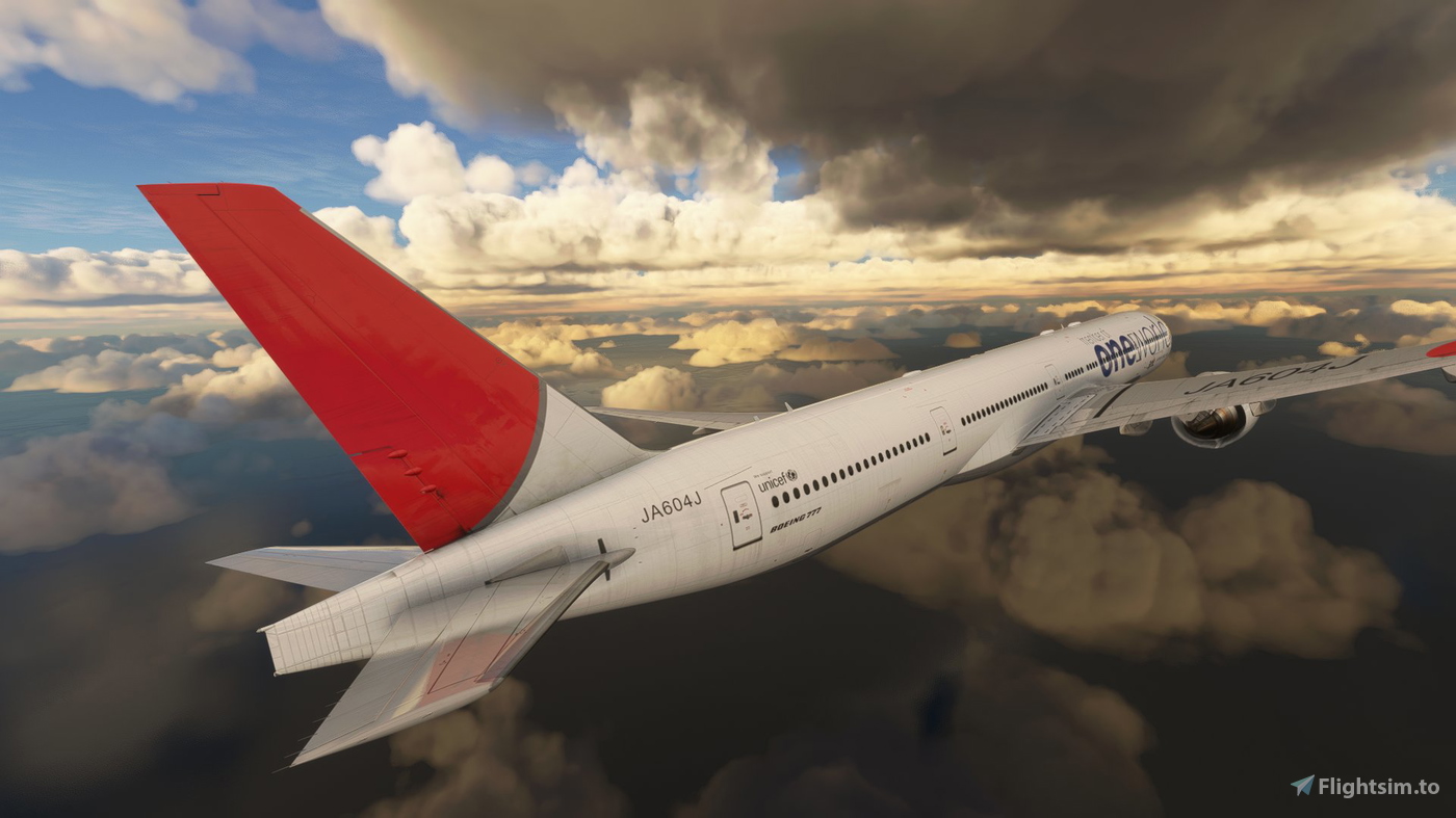 Captain Sim B777-300ER Japan Airlines Old Oneworld JA604J | 4K ...