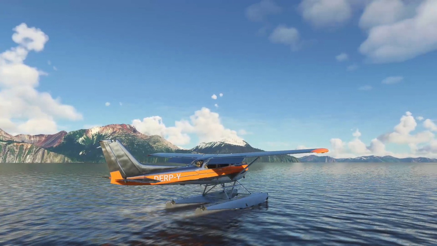 Cessna 172 Chromesicle on Floats Classic for Microsoft Flight Simulator ...