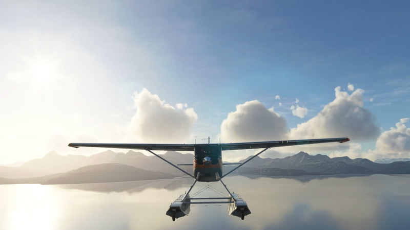 Cessna 172 Chromesicle on Floats Classic for Microsoft Flight Simulator ...