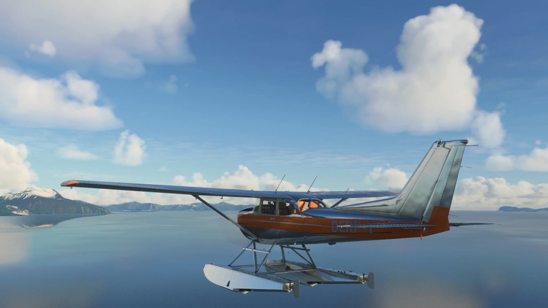 Cessna 172 Chromesicle on Floats Classic for Microsoft Flight Simulator ...