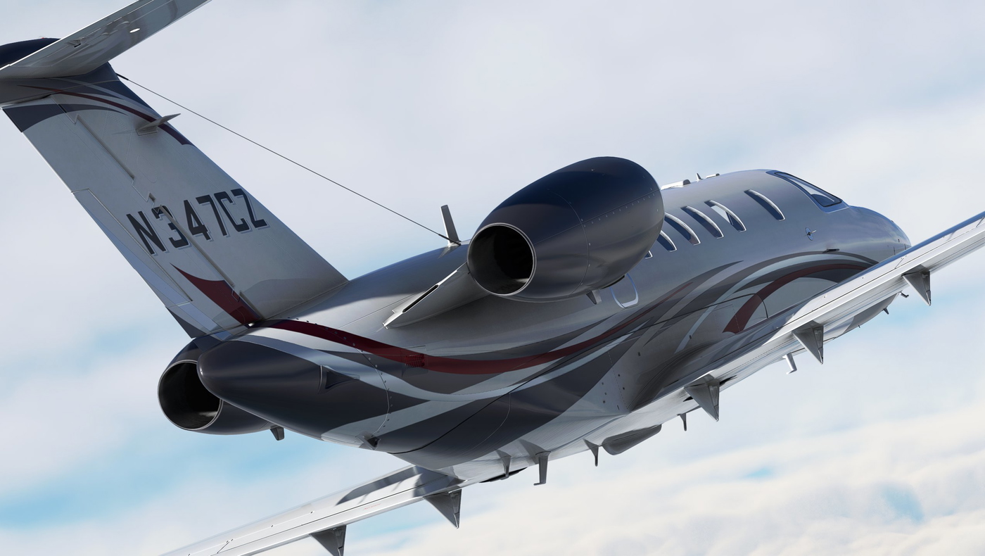 Cessna Citation CJ4 N347CZ for Microsoft Flight Simulator | MSFS