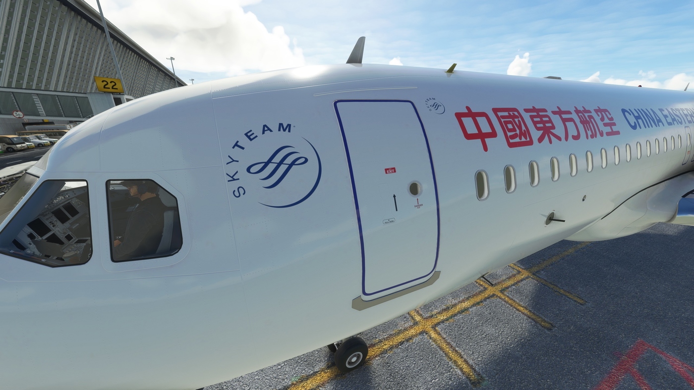 CHINA EASTERN AIRLINES MESH LIVERY FOR ASOBO A320 NEO for Microsoft ...