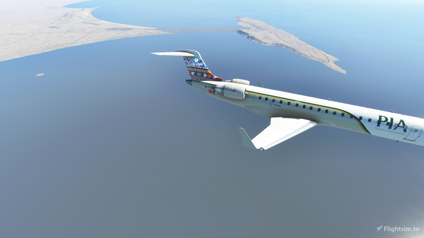 [CRJ-700] Pakistan International Airlines (PIA) Livery - Gwadar ...