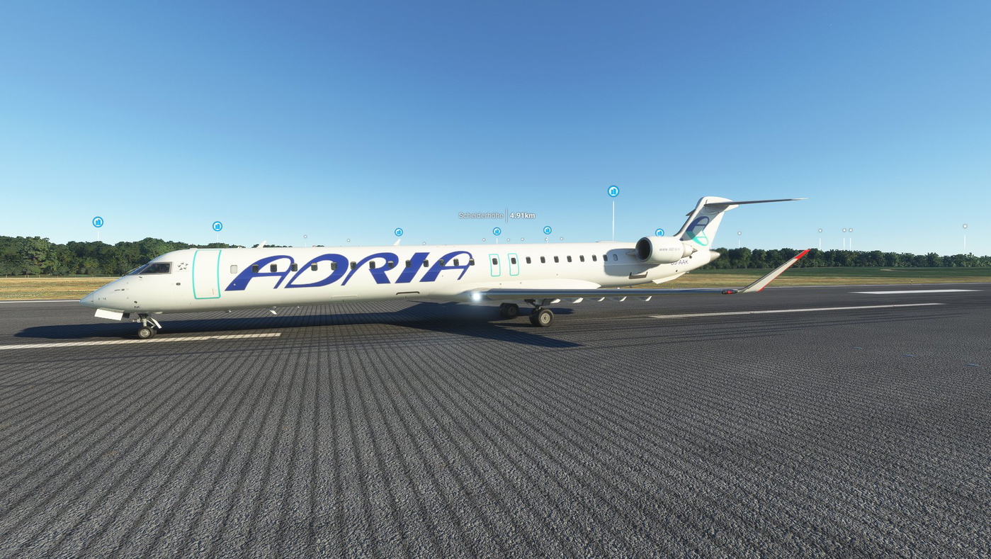 CRJ 900 ADRIA S5-AAK for Microsoft Flight Simulator | MSFS