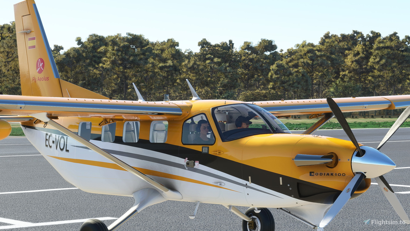 Daher Kodiak 100 EC-VOL "Fly Aeolus" for Microsoft Flight Simulator | MSFS