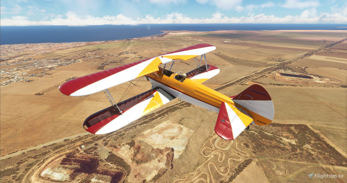 DC Designs Boeing Stearman - Jane Wicker Airshow - N450JW for Microsoft ...