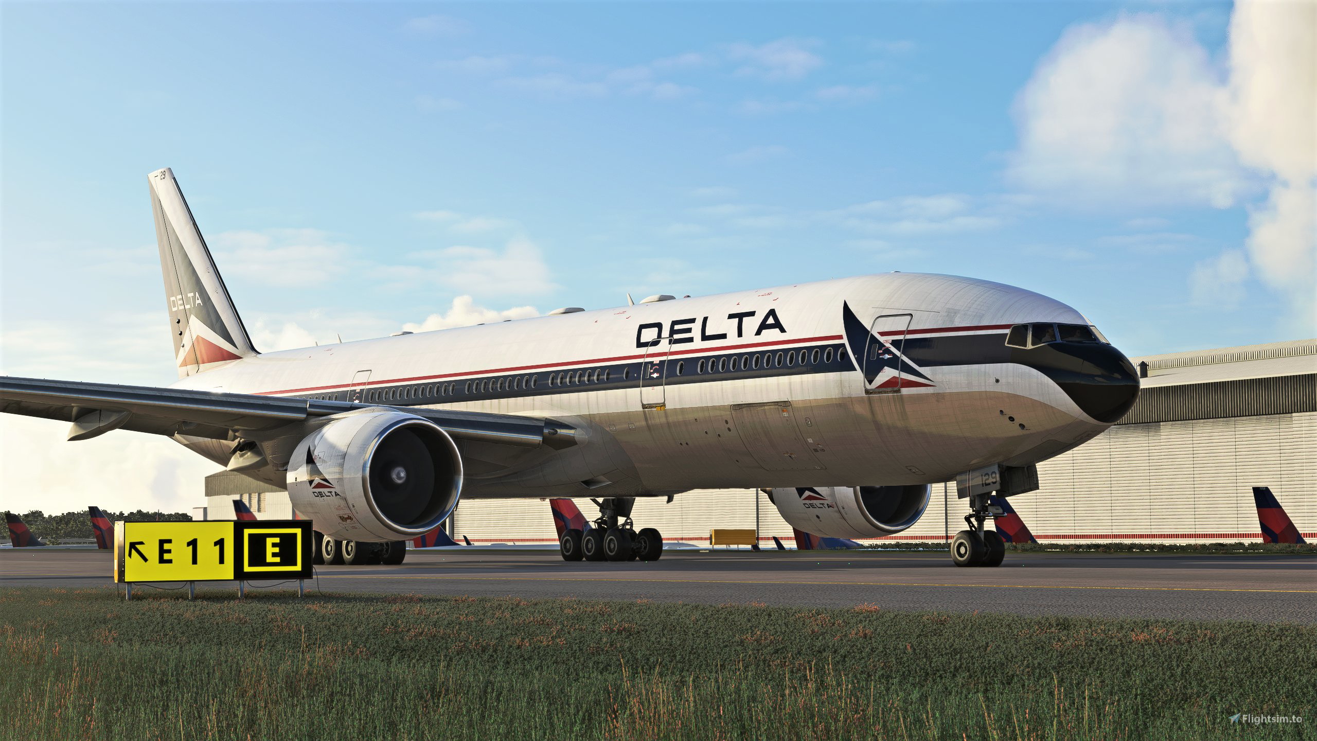 Delta Airlines (Widget Colors) - CS 772 para Microsoft Flight Simulator ...