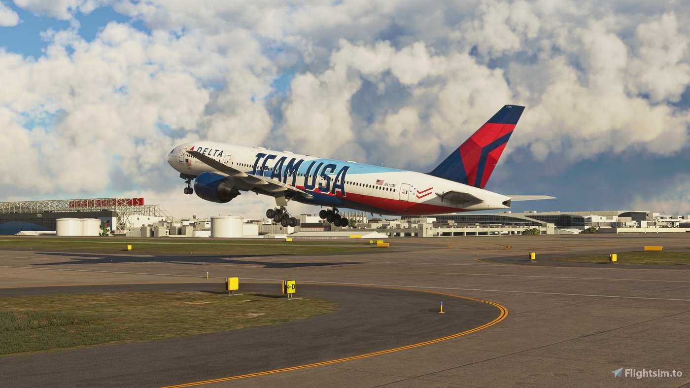 Delta "Team USA" [8K] - CS 772 for Microsoft Flight Simulator | MSFS