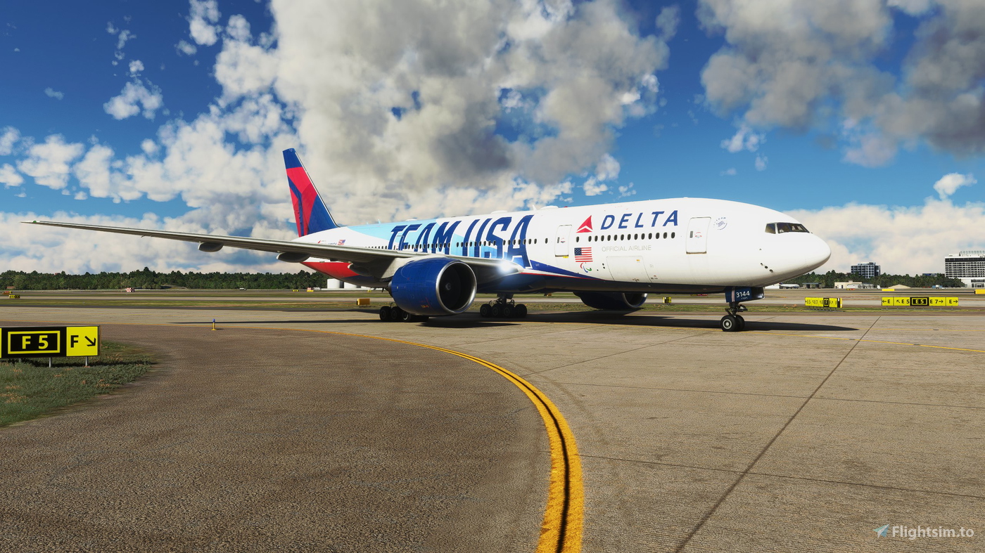 Delta "Team USA" [8K] - CS 772 for Microsoft Flight Simulator | MSFS