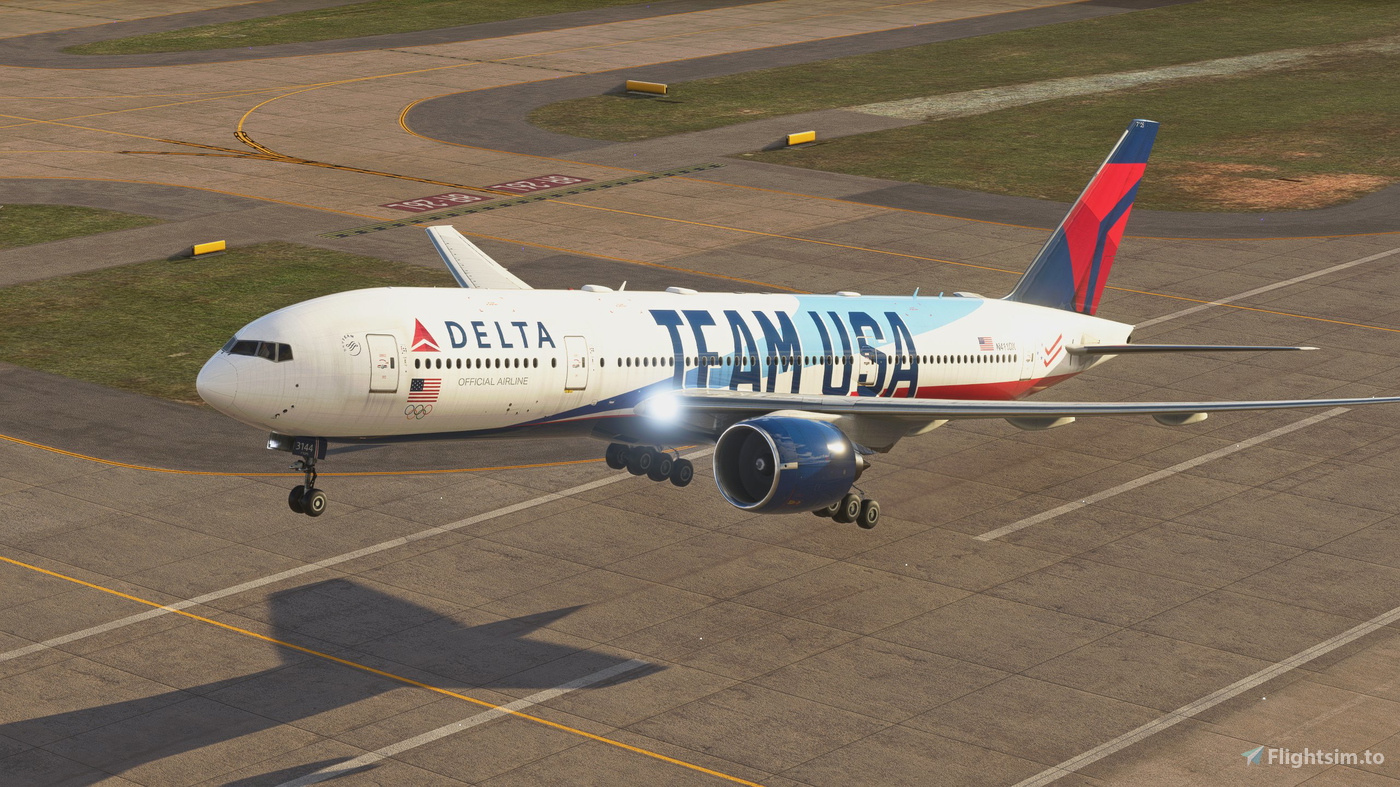 Delta "Team USA" [8K] - CS 772 for Microsoft Flight Simulator | MSFS