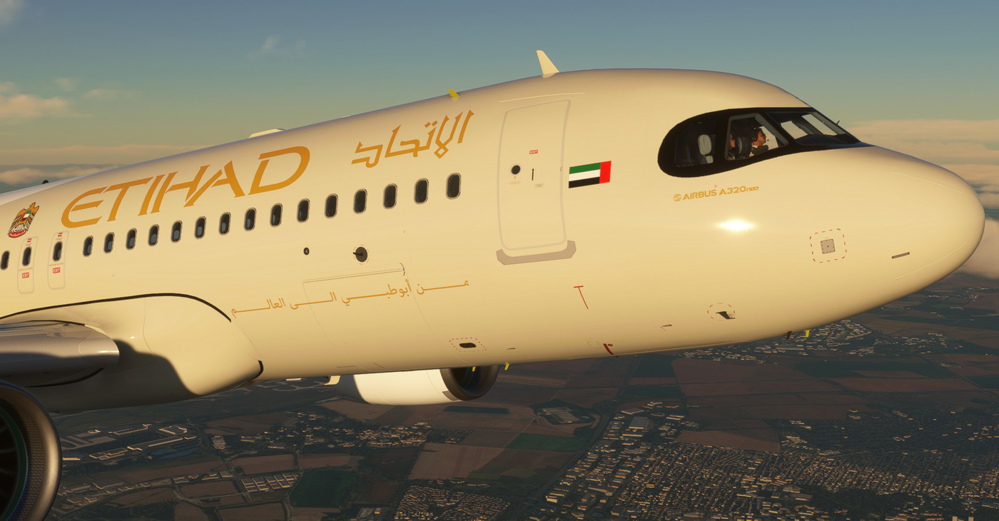 Etihad Airways Airbus A320 neo for Microsoft Flight Simulator | MSFS