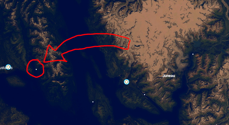 Excursion Inlet Cannary, Alaska - 'Runway Road' & Seaplane Bases for ...