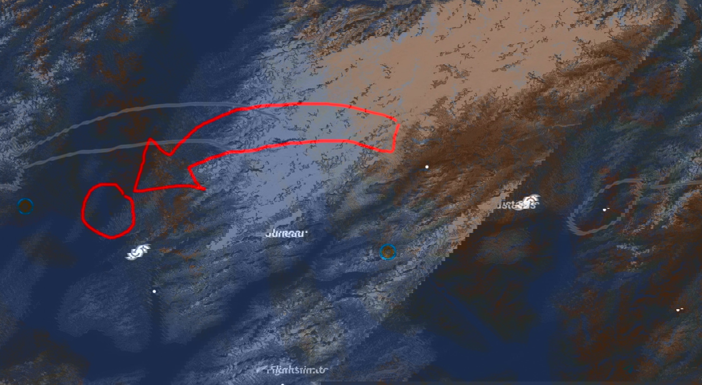 Excursion Inlet Cannary, Alaska - 'Runway Road' & Seaplane Bases for ...