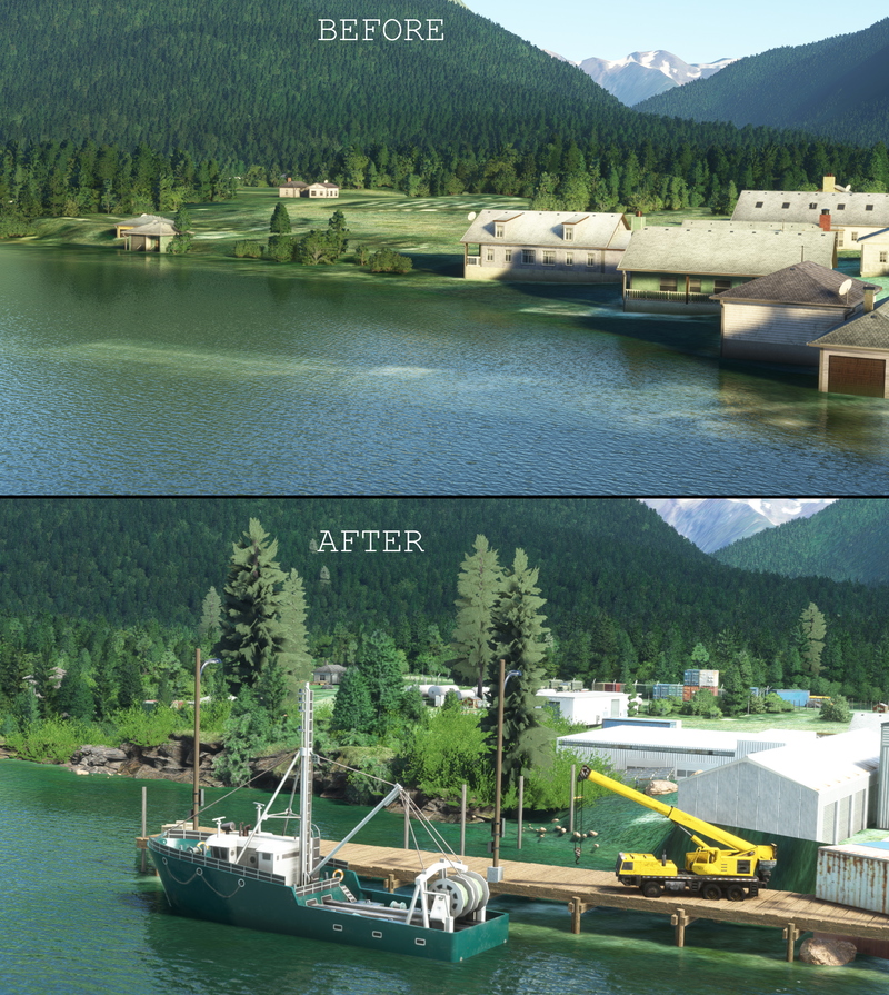 Excursion Inlet Cannary, Alaska - 'Runway Road' & Seaplane Bases for ...