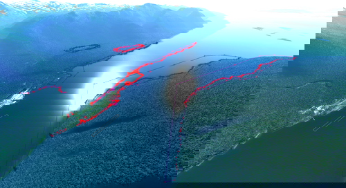 Excursion Inlet Cannary, Alaska - 'Runway Road' & Seaplane Bases ...
